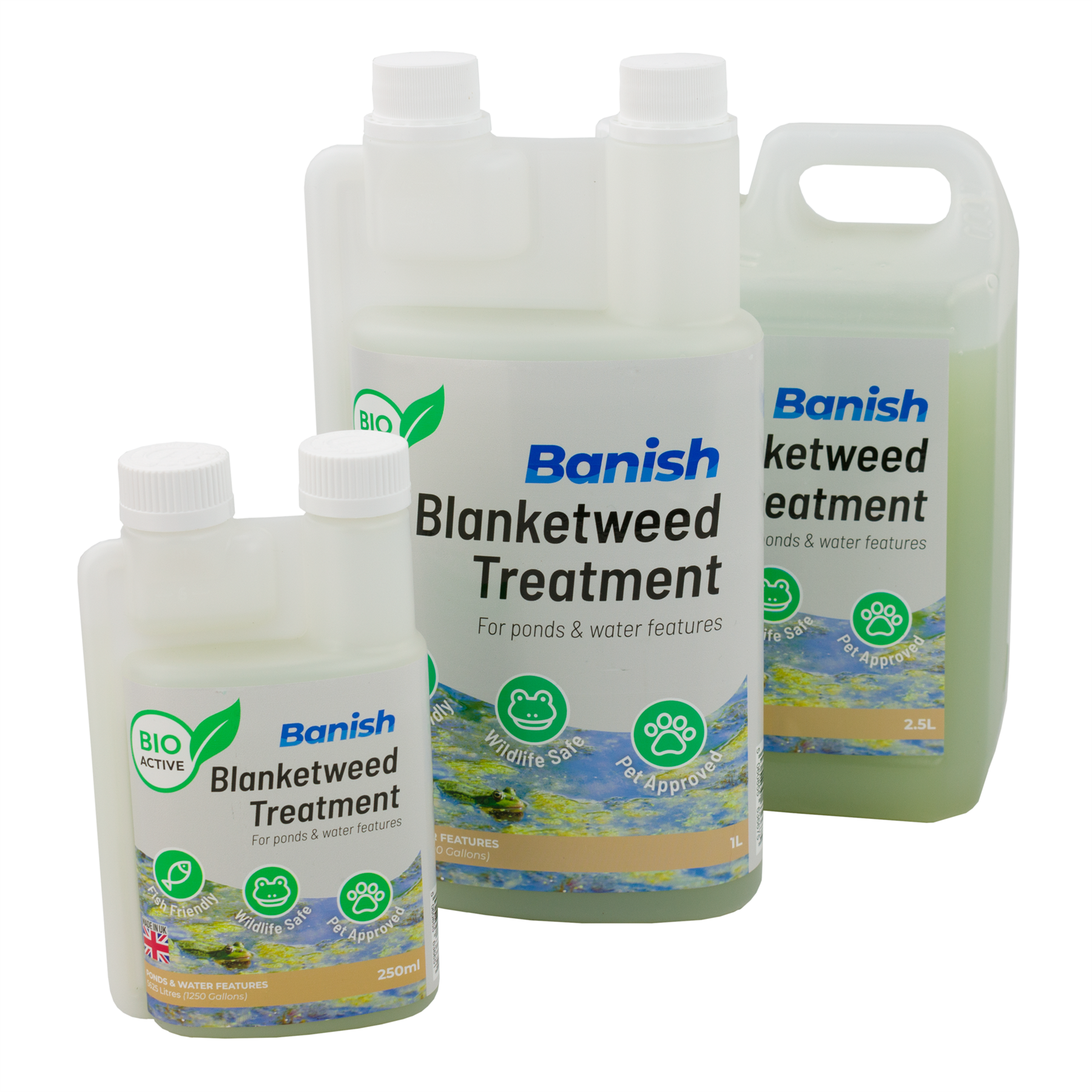 Banish BioActive Blanketweed Treatment: Healthy Pond, Clear Water