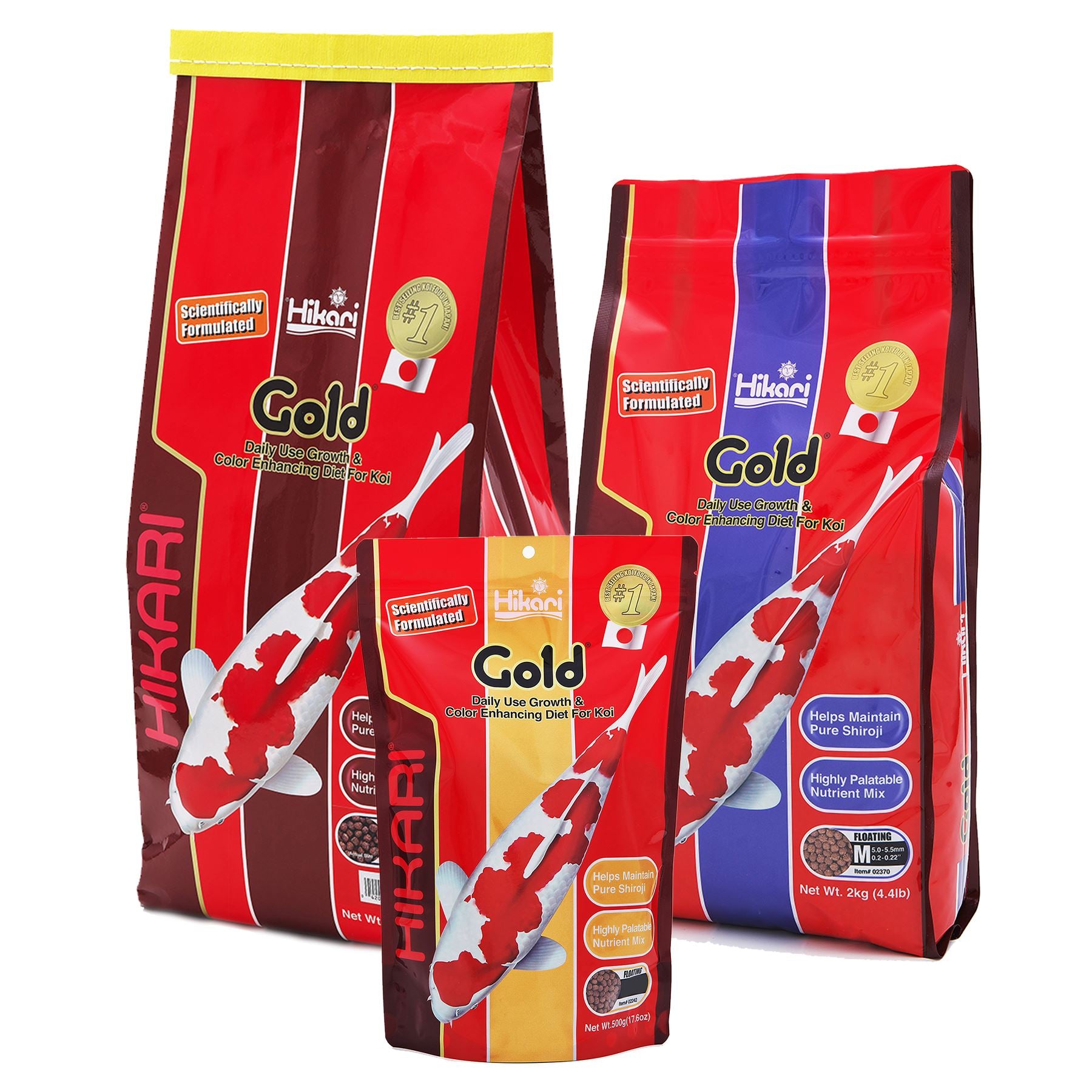 Hikari Gold Pond Fish Pellets 500g 2kg 5kg 10kg | Floating Fish Food