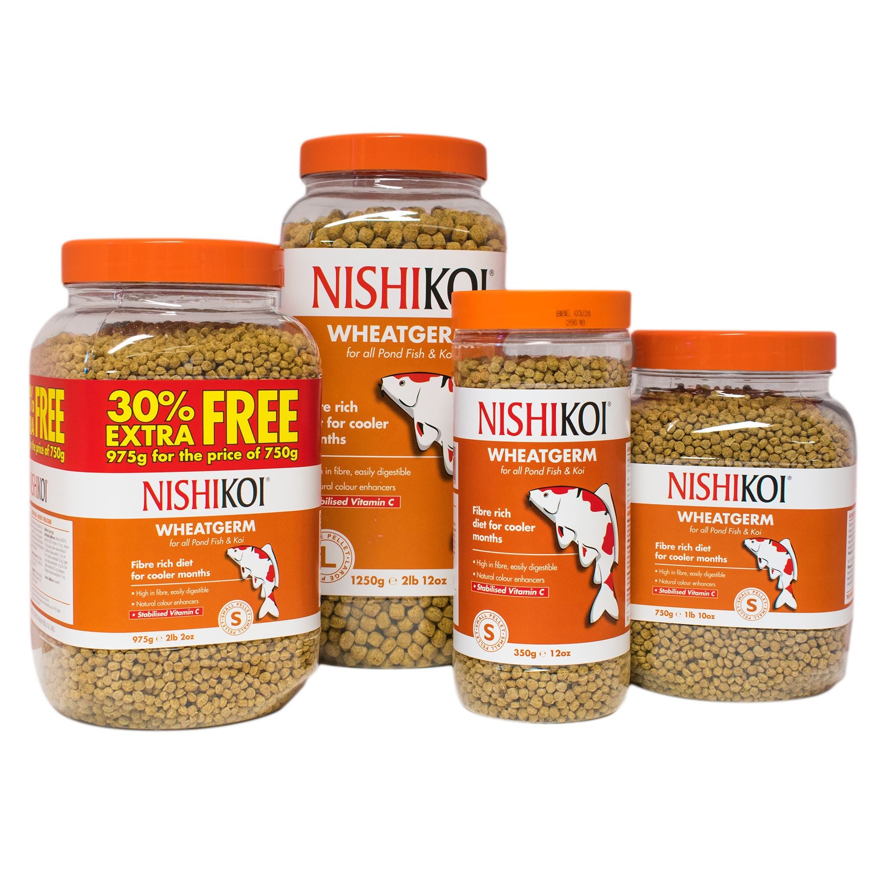 Nishikoi Wheatgerm Pond Fish Food | Daily Diet Floating Pellet Feed