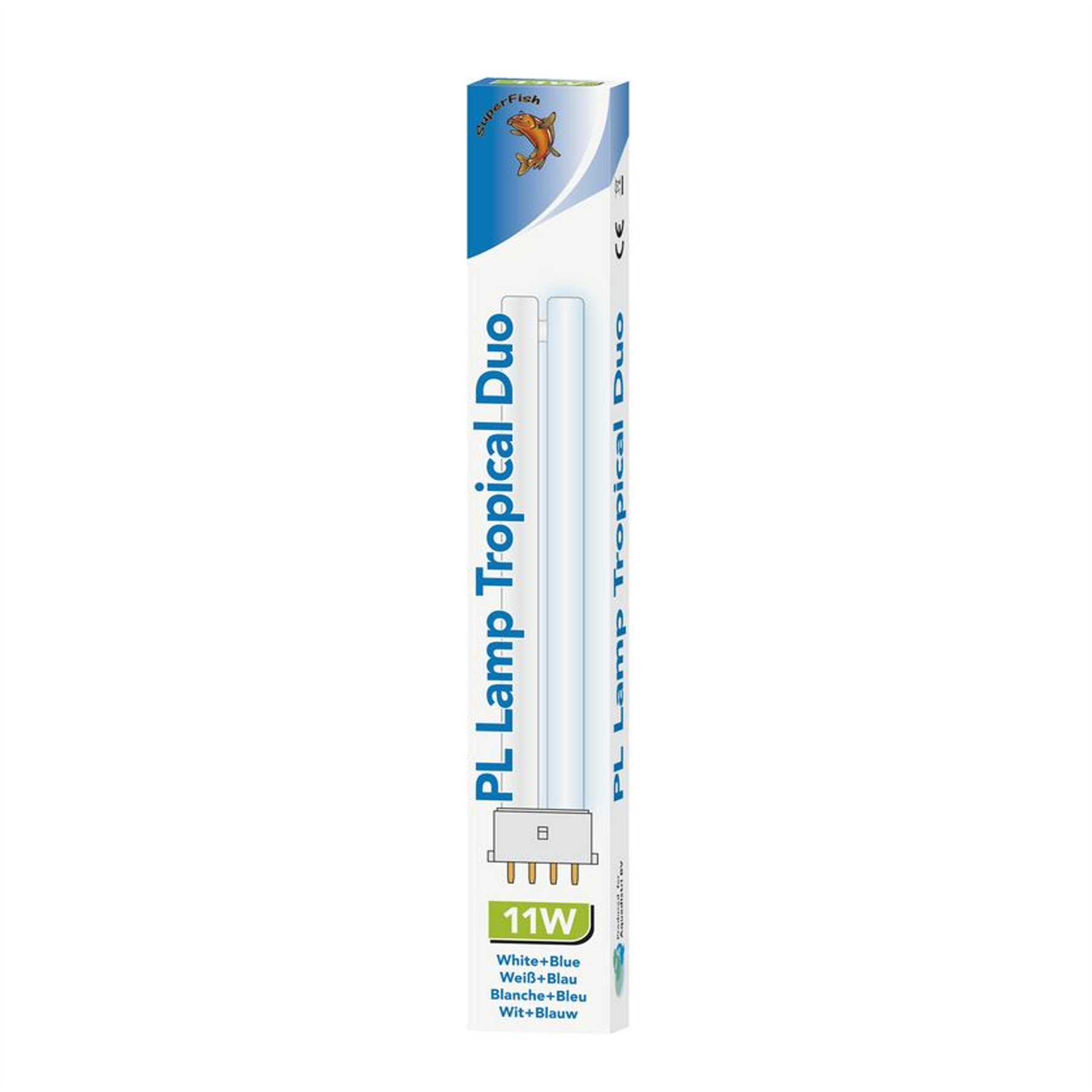 Superfish 11 Watt 4 Pin Replacement PL Lamp Tropical Duo