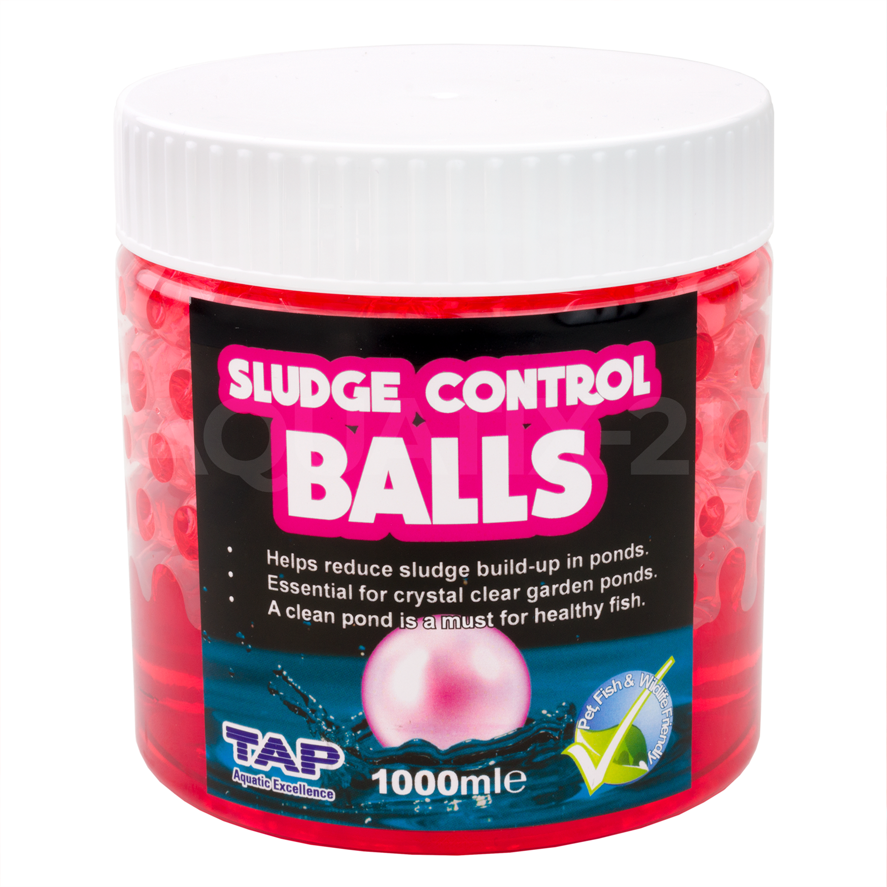 TAP Sludge Control Balls 1 Litre | Green Pond Water Treatment Algae Remover